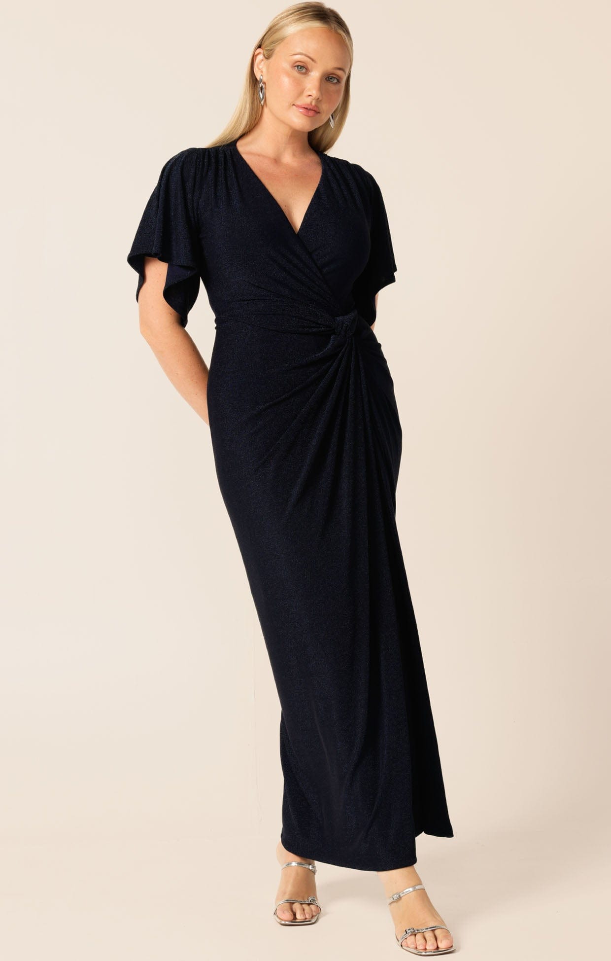 Emporium Events Maxi Dress in Navy – SACHA DRAKE