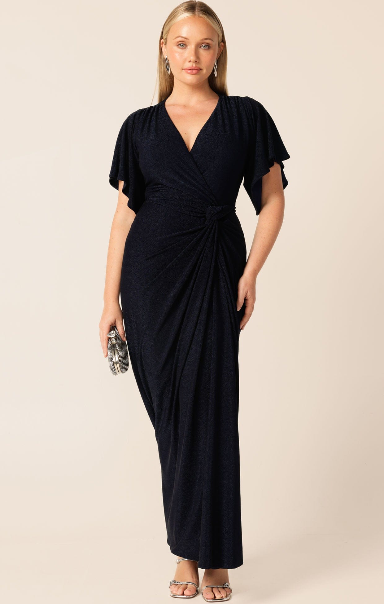 Emporium Events Maxi Dress in Navy – SACHA DRAKE