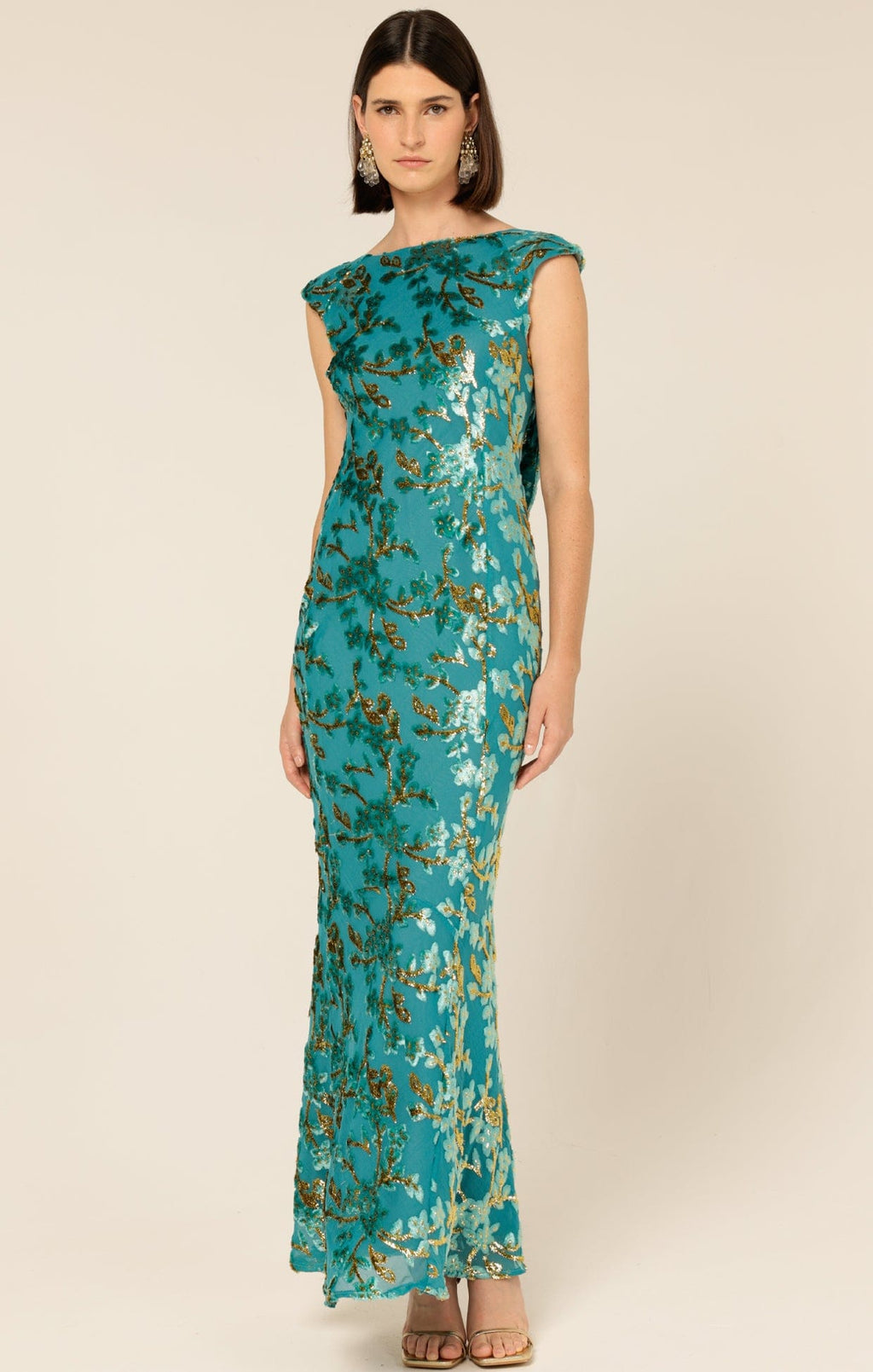 Heavenly Heights Long Evening Maxi Dress | Cowl Back Maxi Dress
