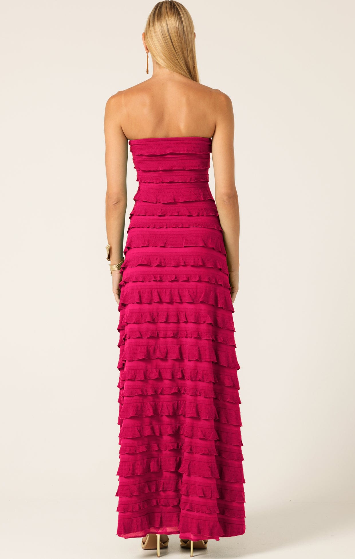 Maddison Dress in Raspberry - SACHA DRAKE