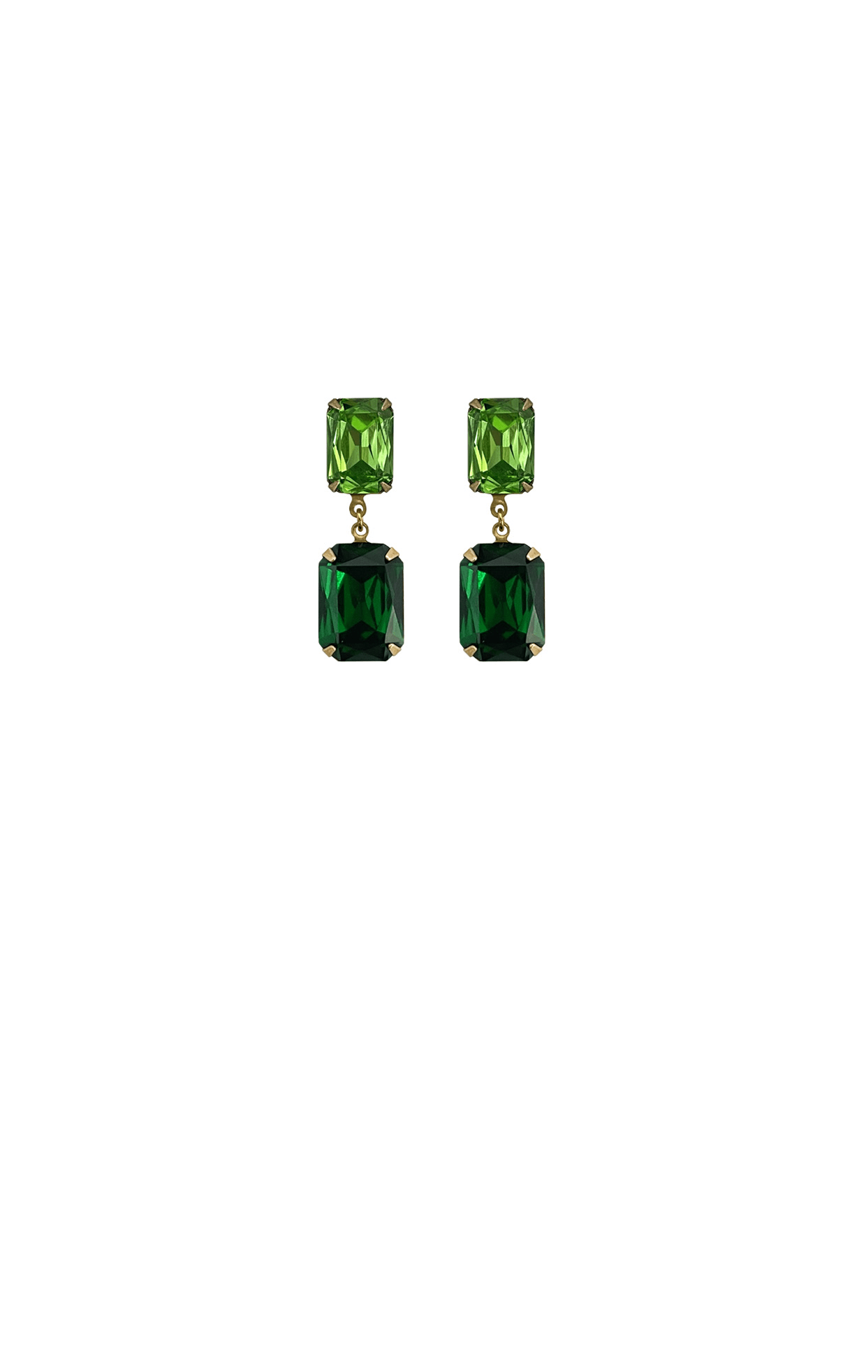 Arabella Elegant Drop Earrings by Paula Hall | Crystal Drop Earrings