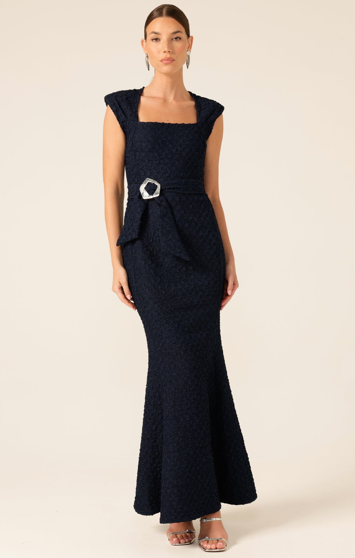 Gala Royale long navy formal dress - SACHA DRAKE