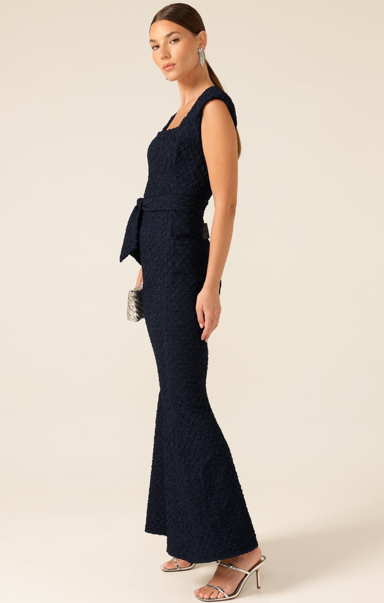 Gala Royale long navy formal dress - SACHA DRAKE