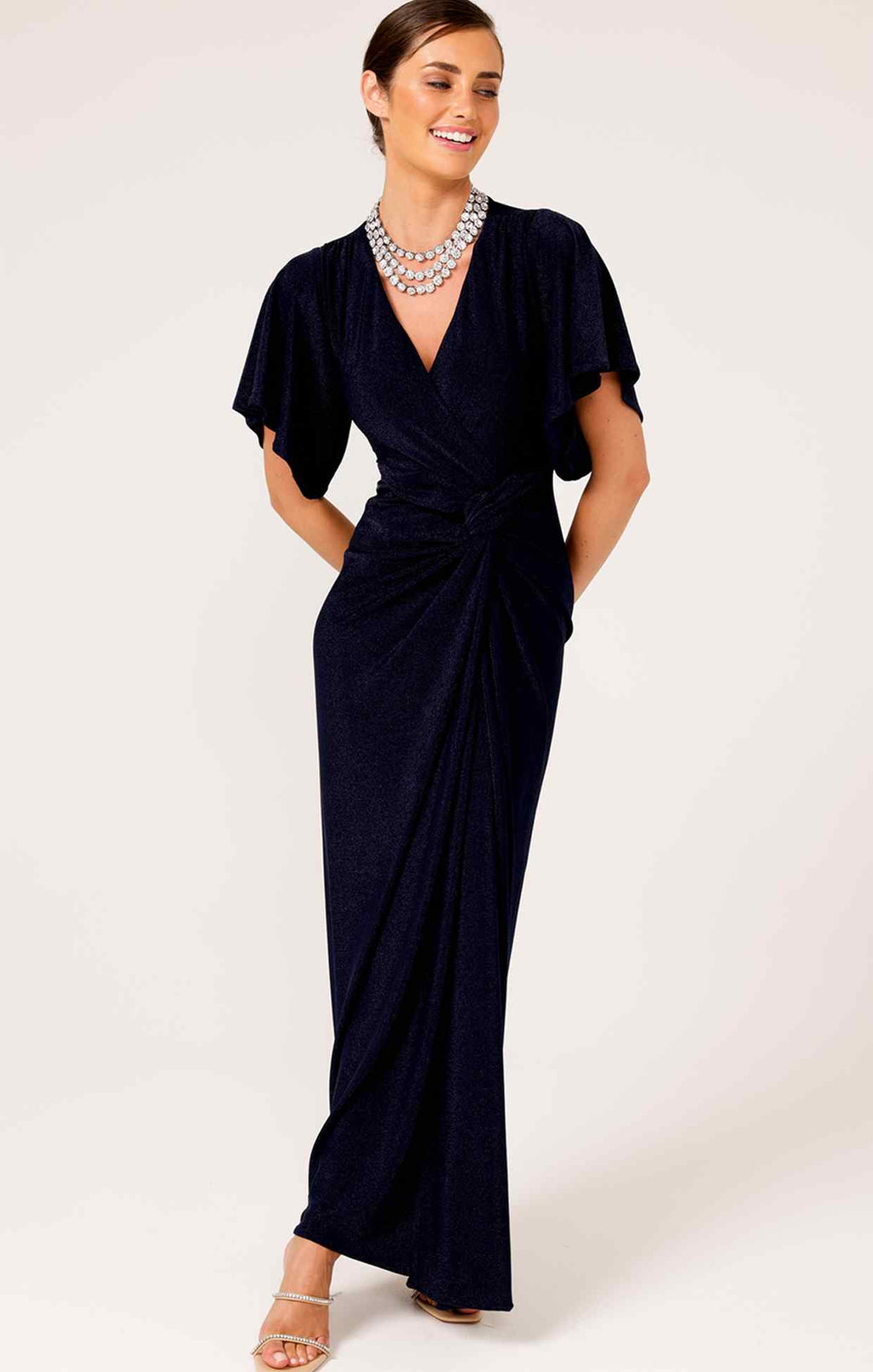 Elegant Navy Emporium Event Maxi Dress – SACHA DRAKE