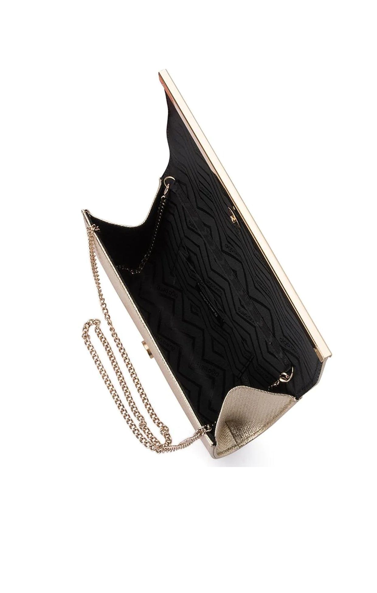 Maddie Foldover Clutch in Gold by Olga Berg - SACHA DRAKE