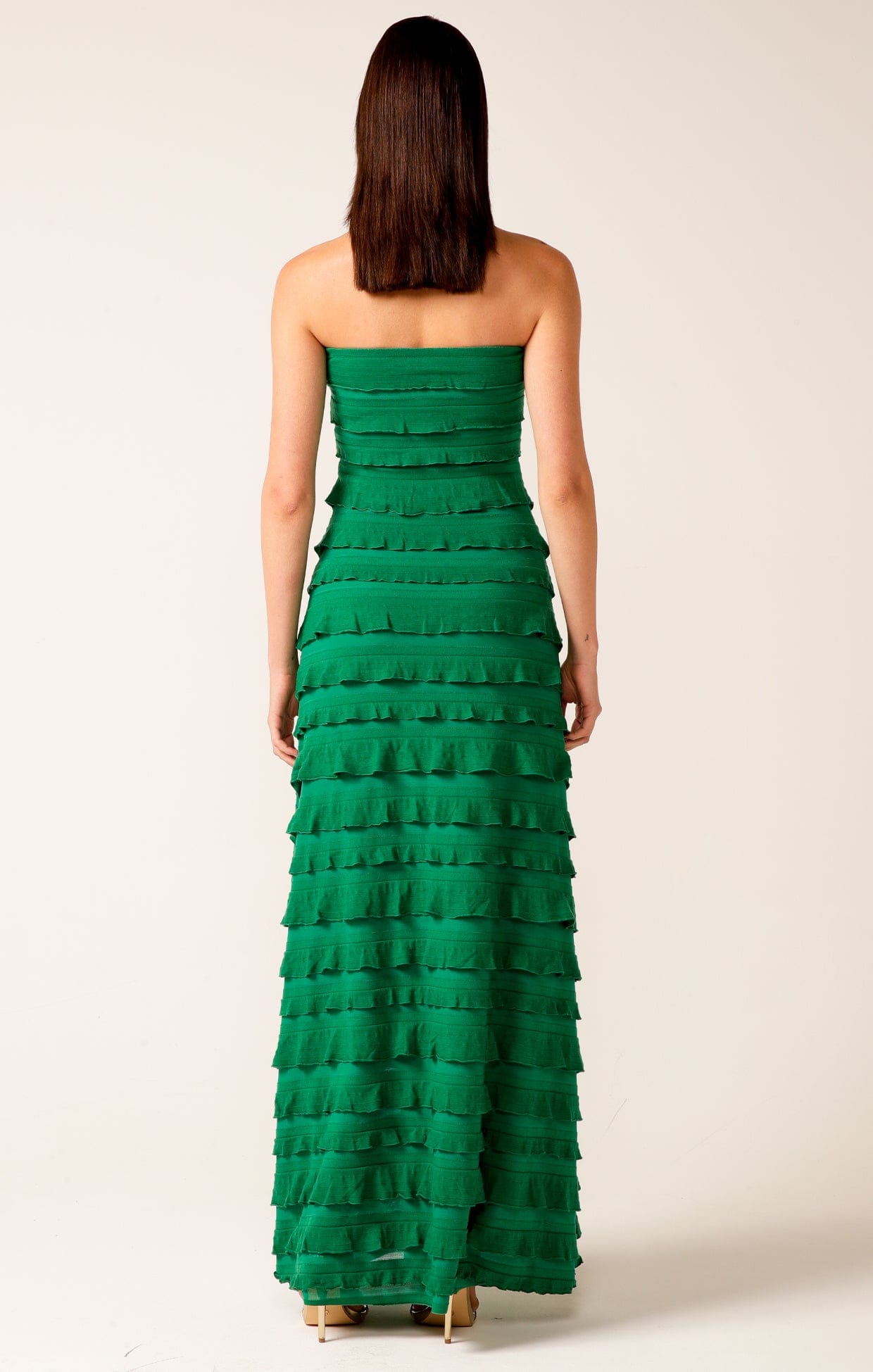 Maddison Dress in Emerald - SACHA DRAKE