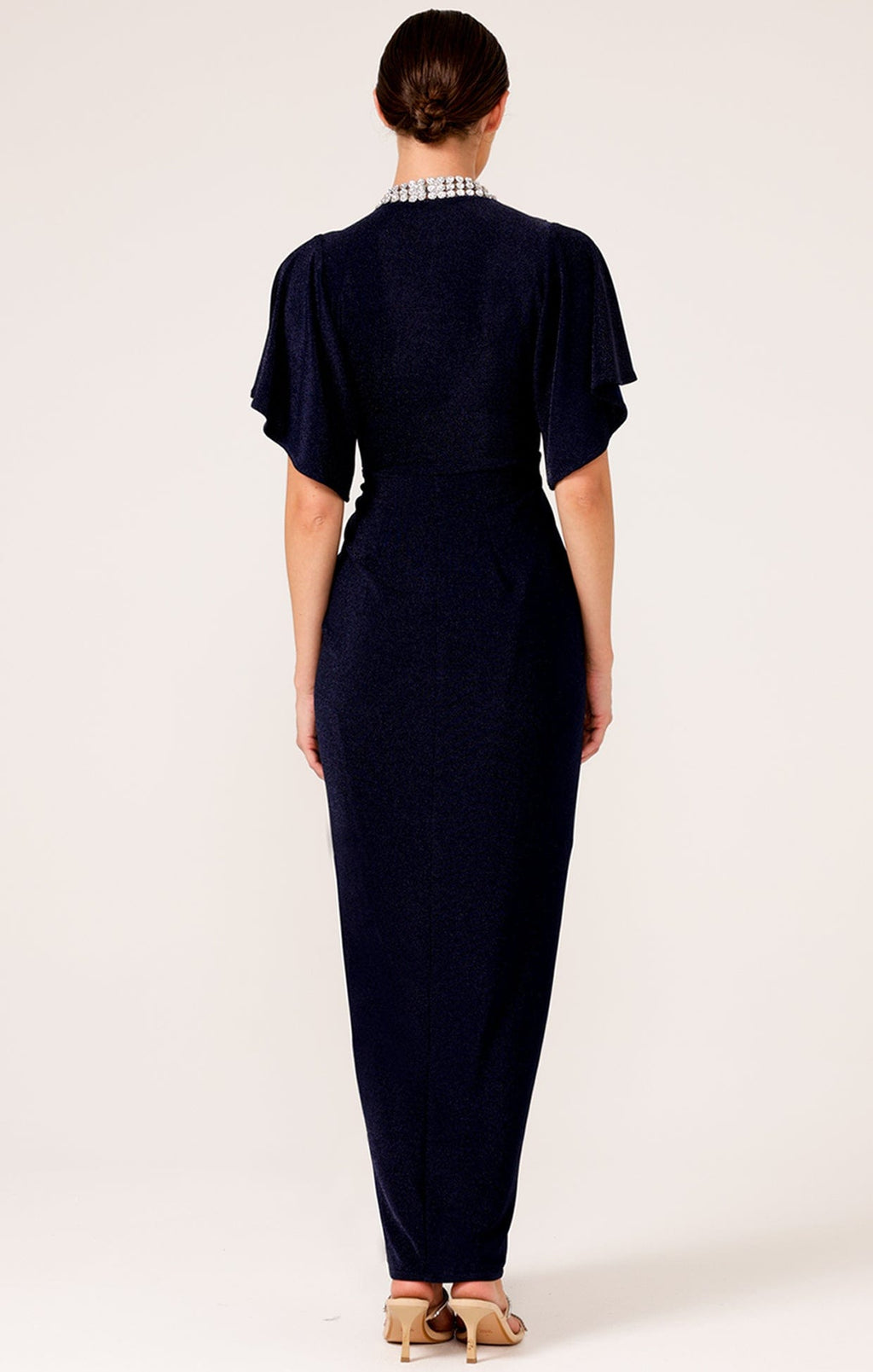 Elegant Navy Emporium Event Maxi Dress – SACHA DRAKE